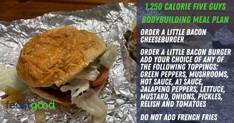 Eating at Five Guys When Bodybuilding (6 Meals) - FeastGood.com