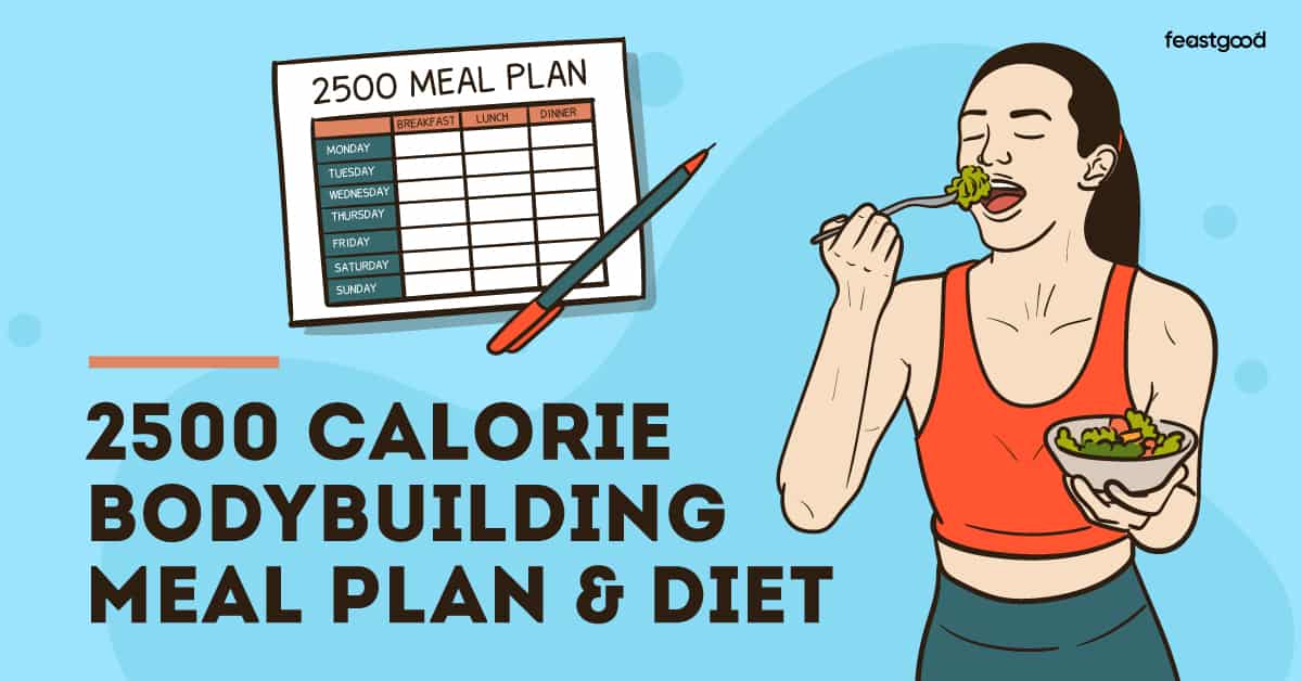 2500 Calorie Meal Plan PDF To Promote Lean Muscle FeastGood