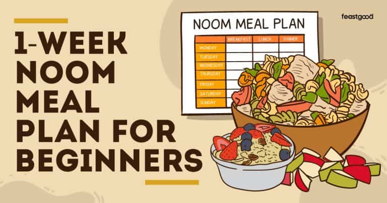 1-Week Noom Meal Plan For Beginners (PDF Download) - FeastGood.com