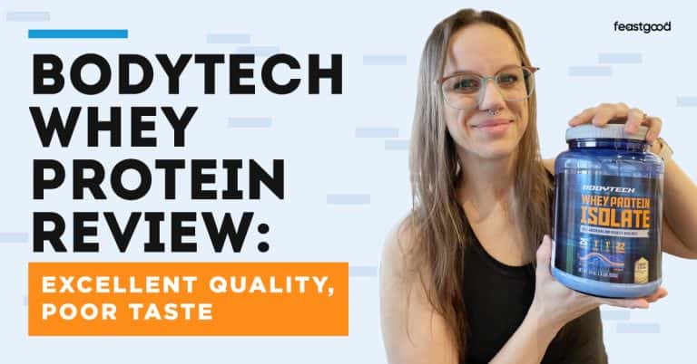 BodyTech Whey Protein Review: EXCELLENT Quality, Poor Taste - FeastGood.com