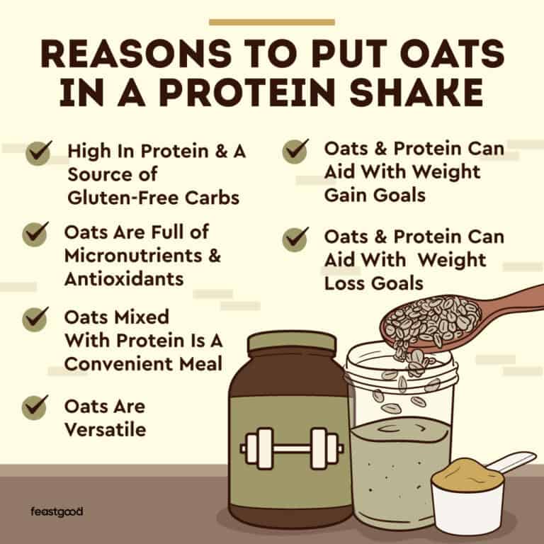 How To Put Oats In Protein Shake (+ 6 Benefits Explained) - FeastGood.com