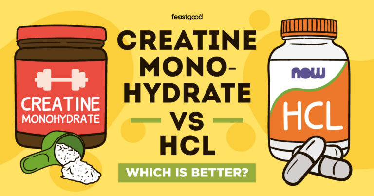 Creatine Monohydrate vs HCL: Which Is Better? Pros & Cons - FeastGood.com